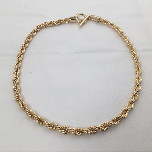 LOFT | Jewelry | Loft Short Gold Rope Chain Necklace High Quality ...